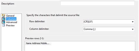 Microsoft Business Intelligence Load Tab Delimited File To Sql Server