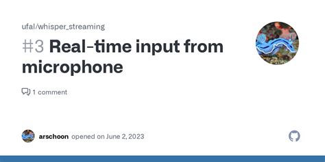 Real Time Input From Microphone Issue Ufal Whisper Streaming Github