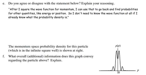 Solved Re P Recall The Quantum State For A Particle Chegg