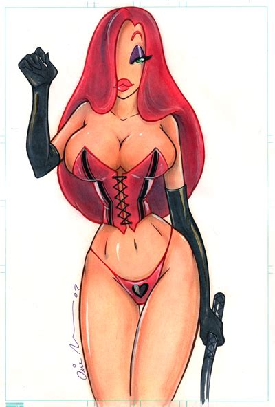 Jessica Rabbit Red Dress Cartoon Xxx Porn