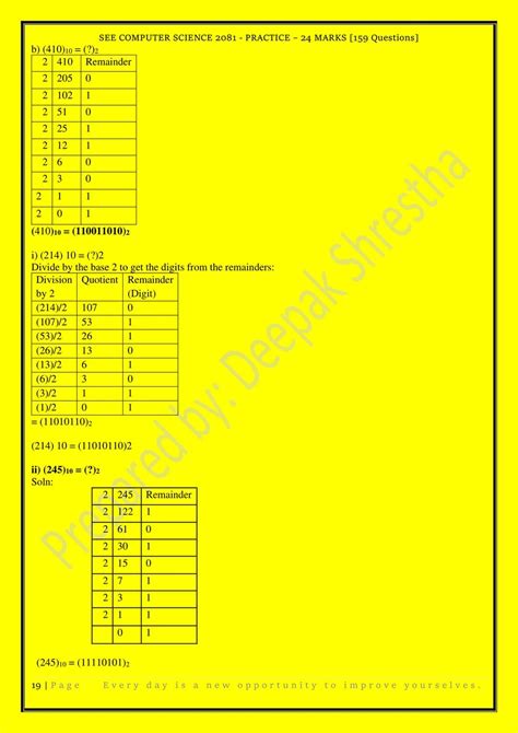 Class 10 Computer Science C Programming Important Questions With