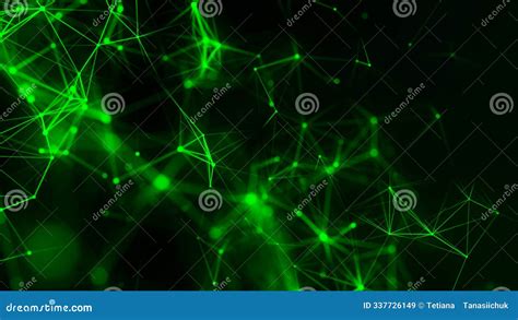 Abstract Background With Connecting Dots And Lines Network Connection Structure Plexus Effect