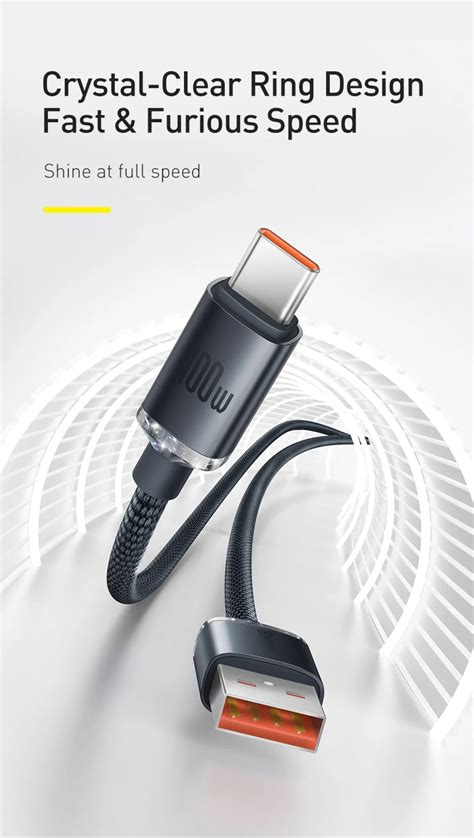 Baseus Crystal Shine Series W Fast Charging Usb To Type C Cable