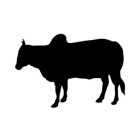 Silueta De Vaca O Archivo Vectorial Vector Premium