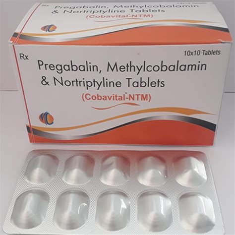 Cobavital NTM Pregablin Methylcobalamin Nortriptyline Tablets Macro Labs Pvt Ltd