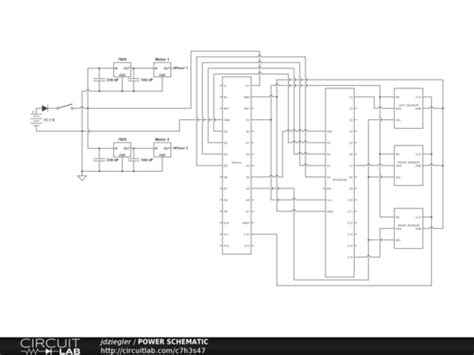 POWER SCHEMATIC CircuitLab