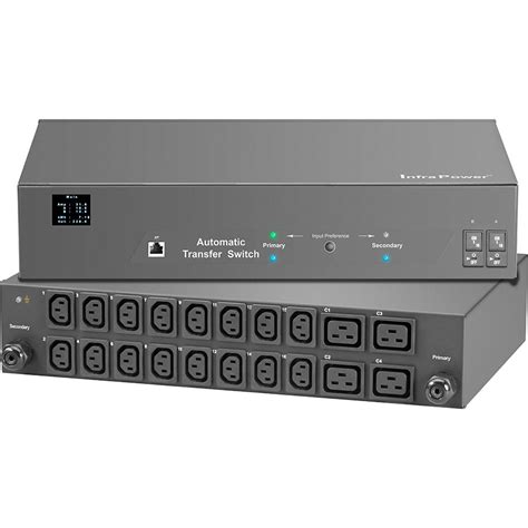 Austin Hughes Monitored Ats 2x C14 C20 Plug 3m Cord 16x C13 2x C19 32a 1 8 Colour Lcd