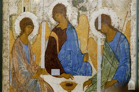 Икона Андрея Рублева Троица