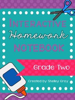 Interactive Homework Notebook Grade By Shelley Gray TpT