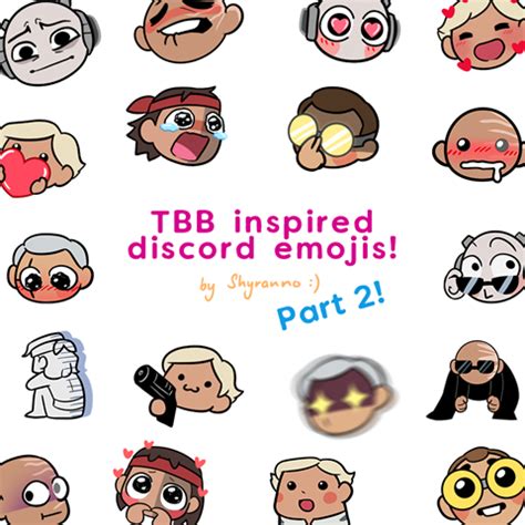 Tbb Inspired Discord Emojis Pack 2 Shyrannos Ko Fi Shop
