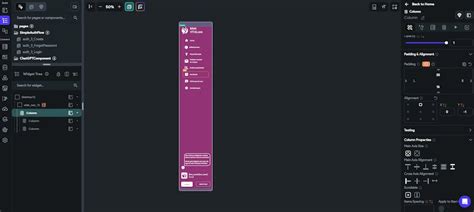 Sidenavigation Scrollable Column With 2 Columns Inside On Top And On Bottom