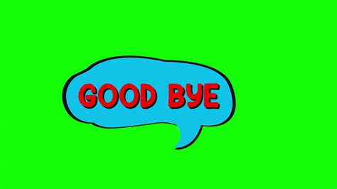 Goodbye Animation Stock Video Footage For Free Download
