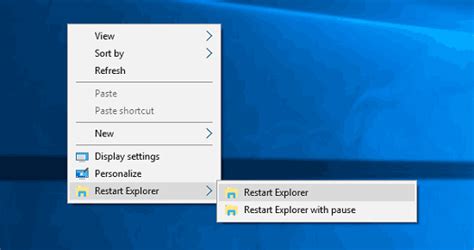 Add ‘restart Explorer Context Menu In Windows 10 And 11 Filecatchers