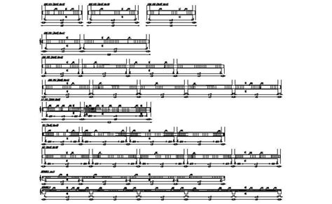 2d Design Of Reinforcement Details Of Strip Foundation In Autocad Drawing Cad File Dwg File