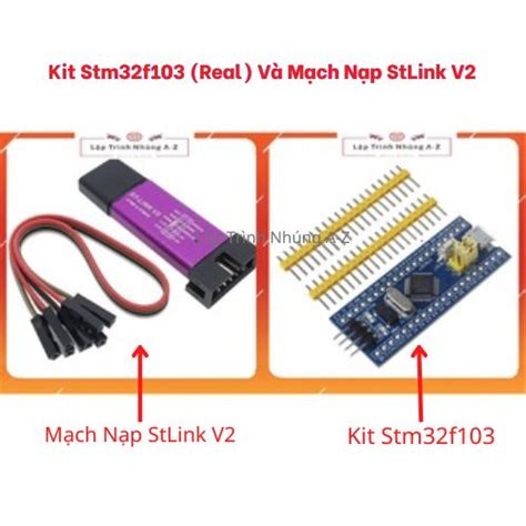 mua [125] kit stm32 stm32f103 stm32f103c8t6 board mini và mạch nạp stlink v2 giá rẻ nhất