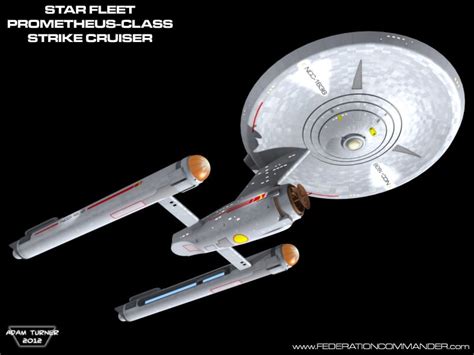 The Federation Prometheus Class Strike Cruiser Basically A Leaner And