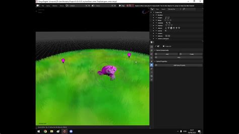 range engine stylized grass glsl youtube