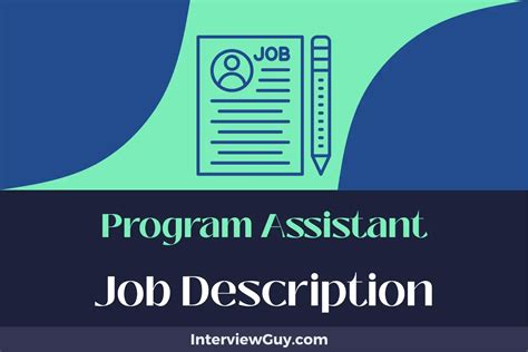 Program Assistant Job Description Updated For 2025
