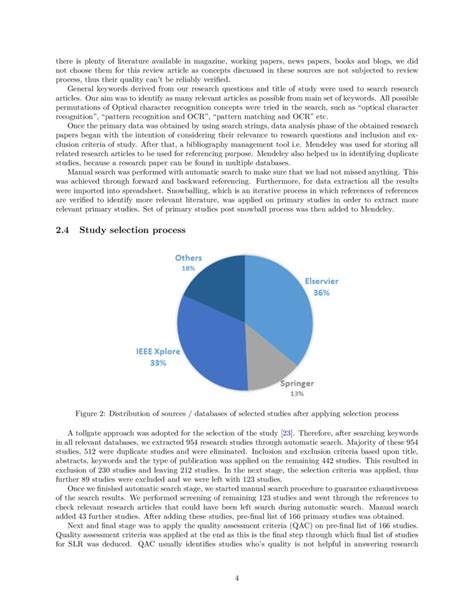 Handwritten Optical Character Recognition OCR A Comprehensive Systematic Literature Review