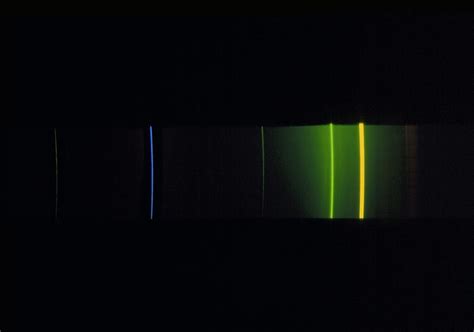 Emission Spectrum Of Mercury By Science Photo Library