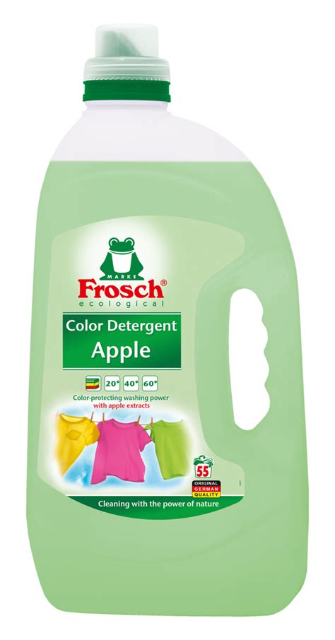 Frosch ფერადი ქსოვილის სარეცხი სითხე ვაშლი 5 ლ Veli Store