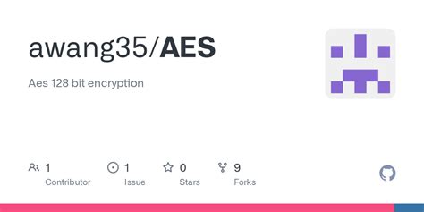 Github Awang35aes Aes 128 Bit Encryption