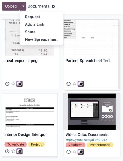 Odoo Documents Free Document Management Software