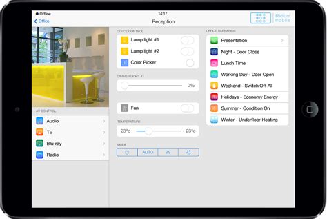 IOS 8 Style GUI Buy Ready Interface For Smart Home