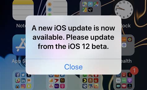 Ios 12 Beta Users Afflicted With Constant Update Reminder Popup