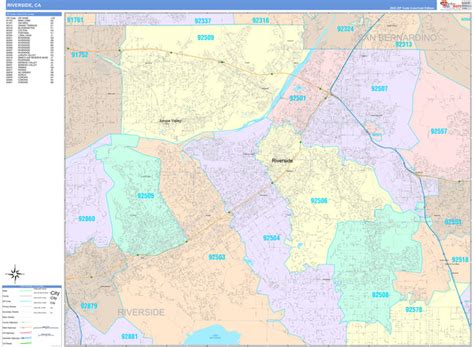 Riverside County Zip Code Map