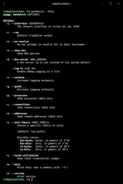 Bandwhich Is A Terminal Bandwidth Utilization Tool Linuxlinks