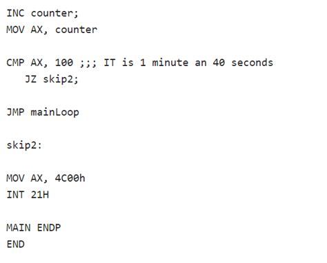 Solved Write A Masm Program That Will Resemble A Digital
