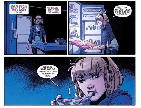 Marvel Spidergwen Gwenstacy Marvel Comics Comic Panels Marvel