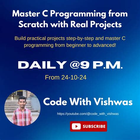 Cprogramming Learnc Codingprojects Codewithvishwas