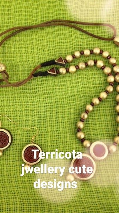 My First Vedio Terricota Jwellery Simple Design Cute Short Art Youtube