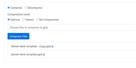 Introducing Online GZIP De Compressor Built With Blazor WebAssembly