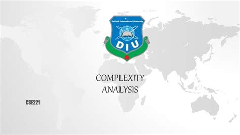 Complexity Analysis In Algorithms Pptx Programming Languages