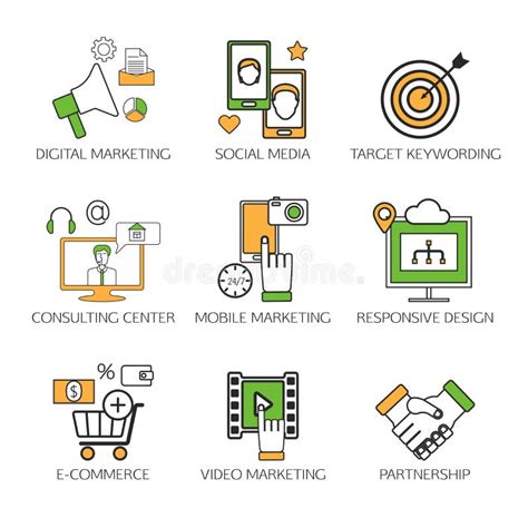 Network Outline Icons Collection Network Internet Wi Fi Ethernet