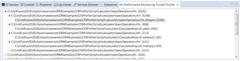 Code Profiler In Coldfusion Performance Monitoring Toolset