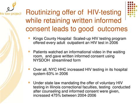 Ppt Right To Informed Consent For Hiv Testing Article 27 F Of Public
