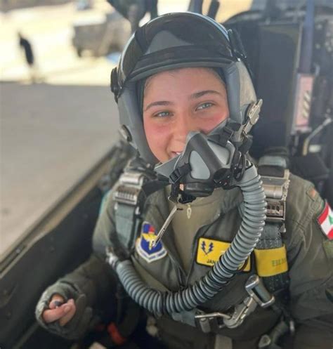 Meet Jana Sader Lebanons First Ever Female Fighter Jet Pilot Joseph