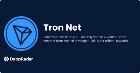Tron Net Analytics Dappradar