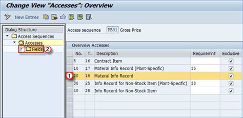 How To Define Access Sequence And Condition Table In Sap V05 M03