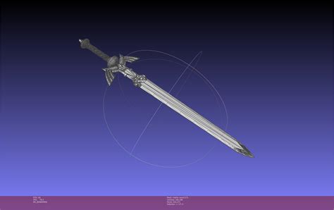 Stl File Zelda Master Sword Printable Assembly 🗡️ Obj 3mf Dxf And Step・model To Download