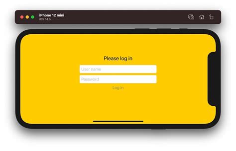swiftui tutorial using full screen modal views to build a login screen