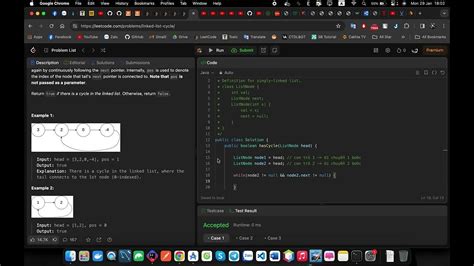 Leetcode 141 Linked List Cycle Youtube