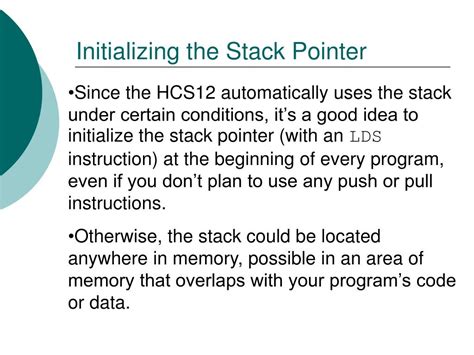 ppt eet 2261 unit 6 the stack subroutines powerpoint presentation