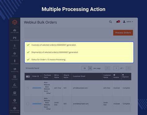 Magento 2 Bulk Order Processing Mass Shipment And Tracking Extension
