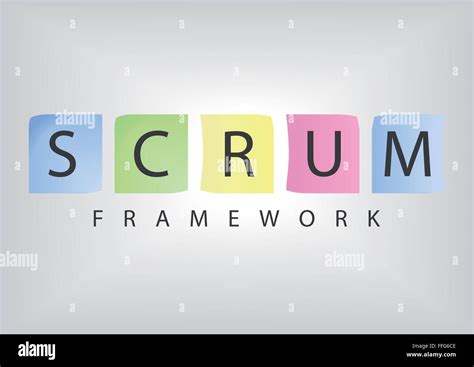 Scrum Agile Software Development Framework Stock Vector Image And Art Alamy