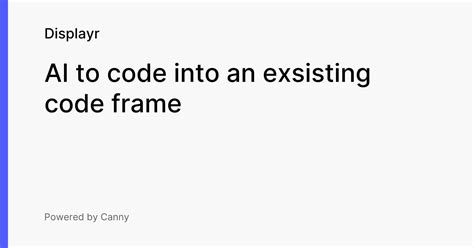 Ai To Code Into An Exsisting Code Frame Voters Displayr